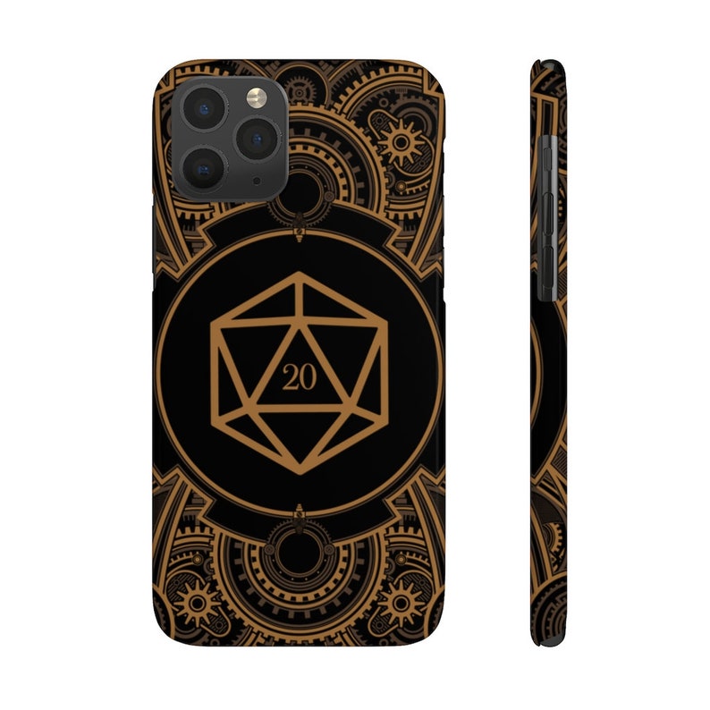 Steampunk D20 Dice Dungeons and Dragons Phone Cases Dnd Phone - Etsy