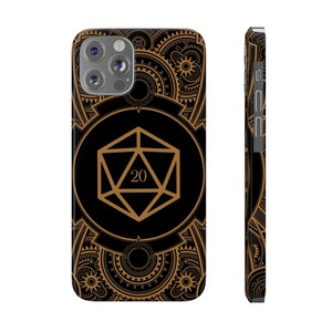 Steampunk D20 Dice Dungeons and Dragons Phone Cases Dnd Phone - Etsy