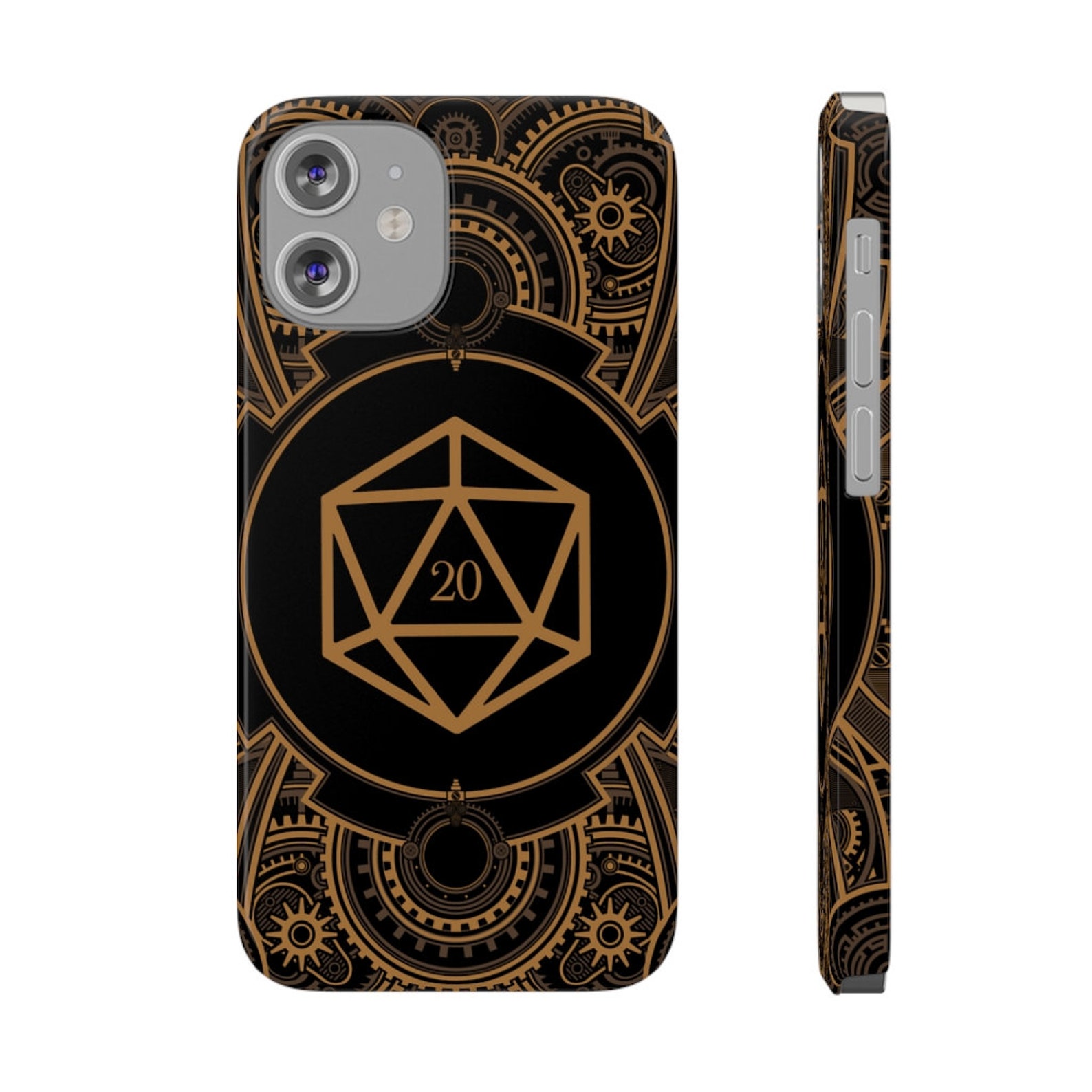 Steampunk D20 Dice Dungeons and Dragons Phone Cases Dnd Phone - Etsy