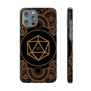 Steampunk D20 Dice Dungeons and Dragons Phone Cases Dnd Phone - Etsy