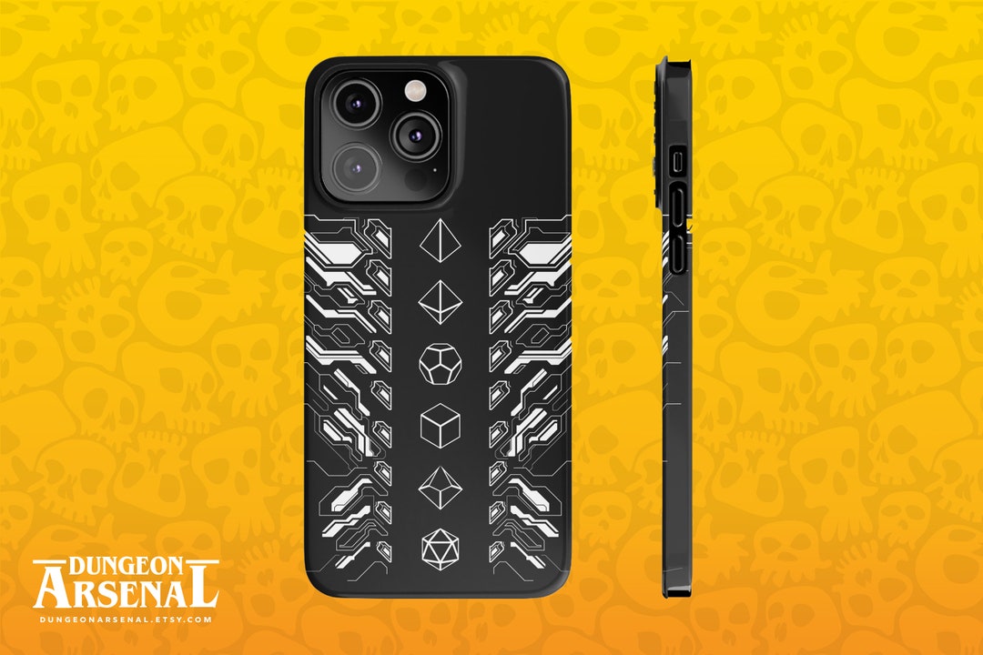 Futuristic Dice Set Dungeons and Dragons Phone Cases, Dnd Phone Cases ...