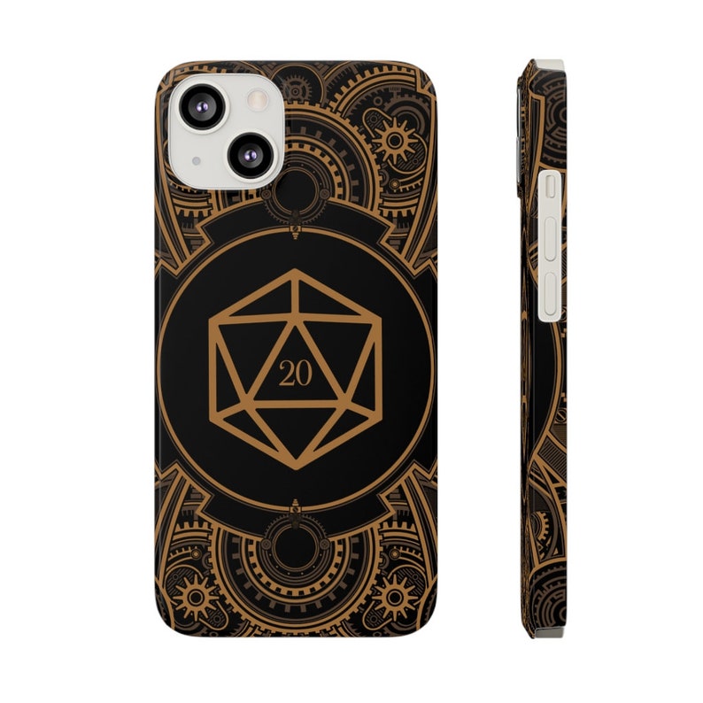Steampunk D20 Dice Dungeons and Dragons Phone Cases Dnd Phone - Etsy