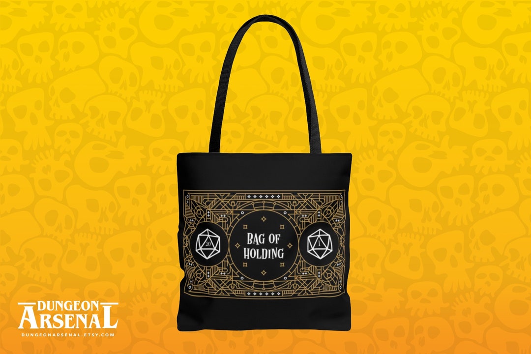 Bag of Holding Dungeons and Dragons Gifts - Dnd Dice Bag - Gift for DM ...