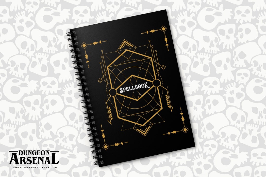 Wizard Spellbook Dungeons and Dragons Notebook DND Notebook Campaign ...
