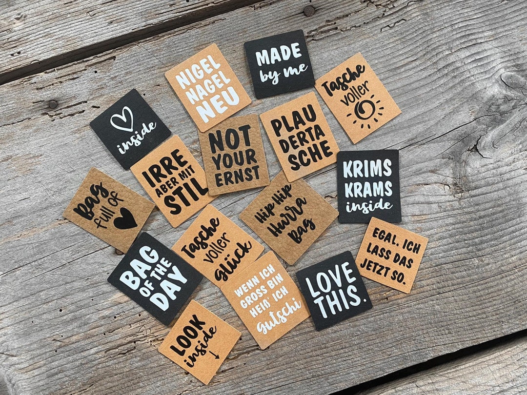 Plotterdatei „Bag Love - Labels“ • DXF, SVG , PNG • Etiketten - Etsy ...