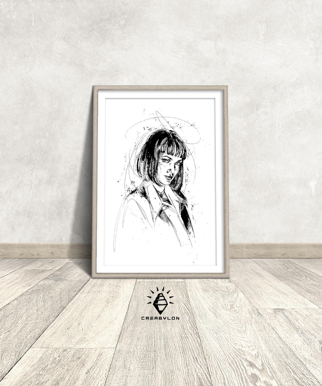 Downloadable Digital Print, Uma Thurman Poster, Digital Print, Cinema ...