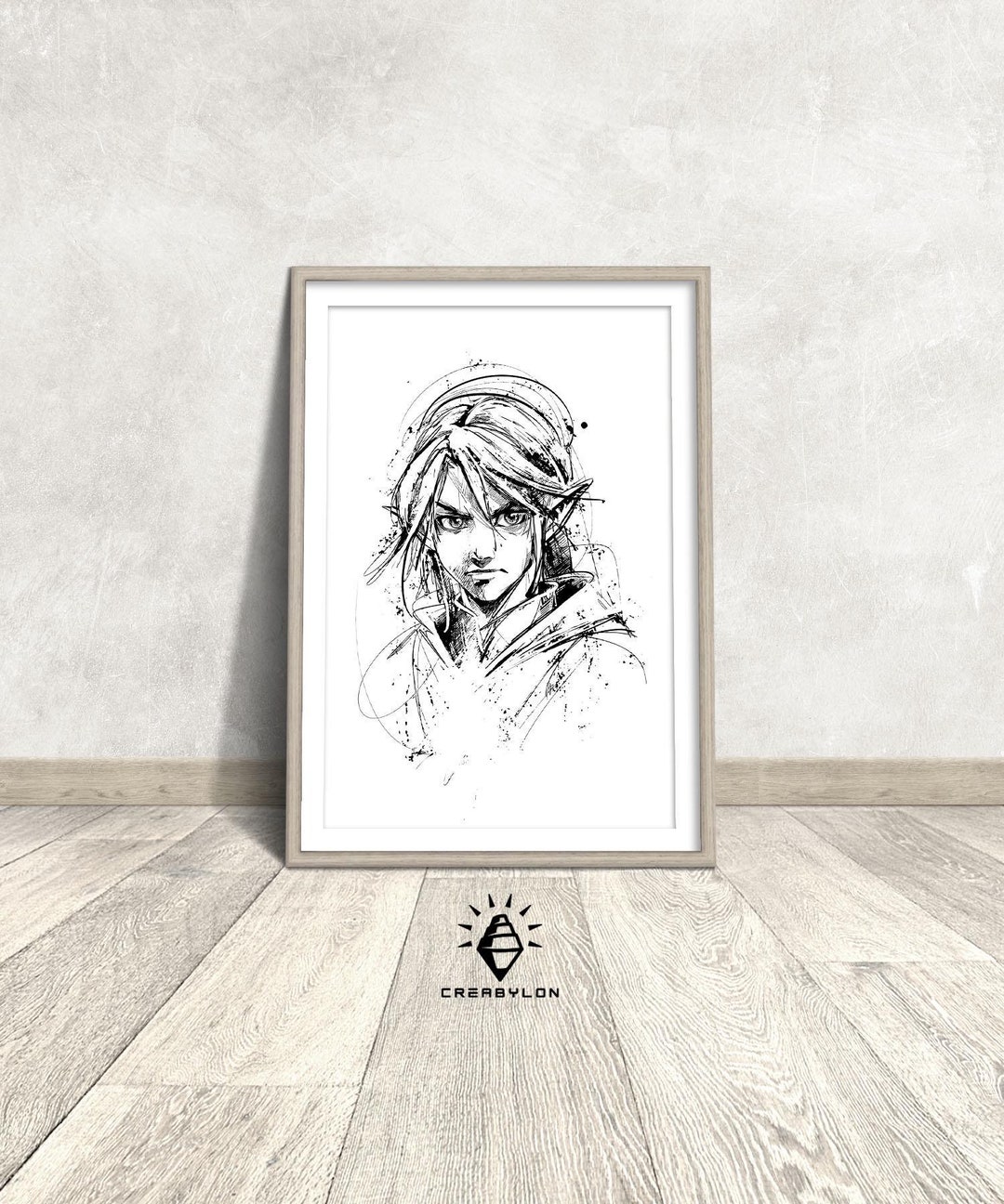 Downloadable Digital Print, Link, Poster, Wall Art, Pop Art, Zelda ...
