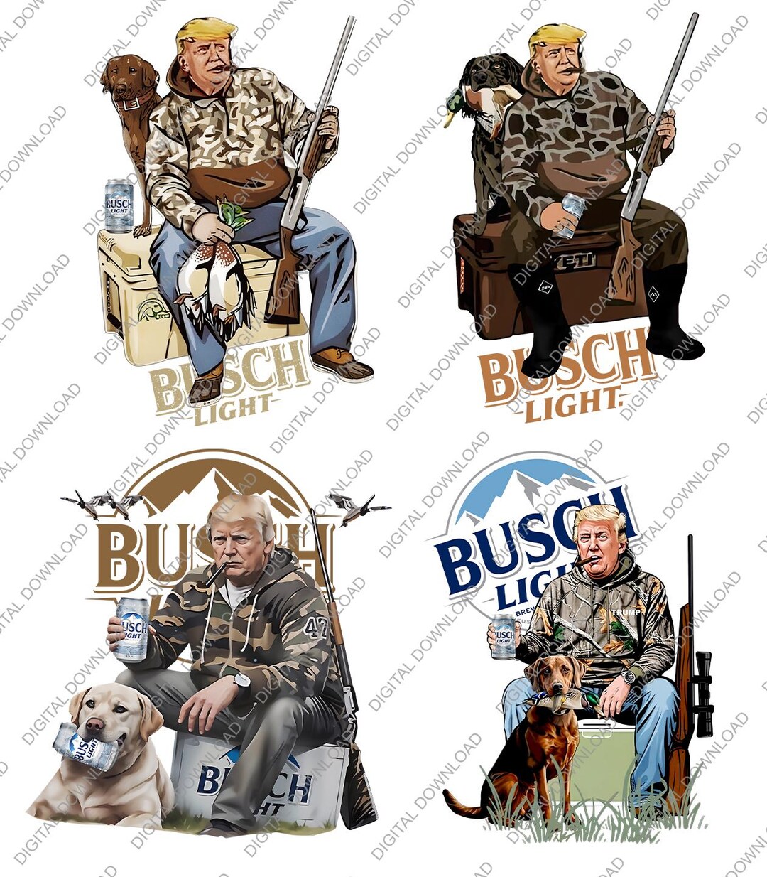 4 File Trump Deer Hunting PNG, Trump Deer Hunting Png, Camo Trump Png ...