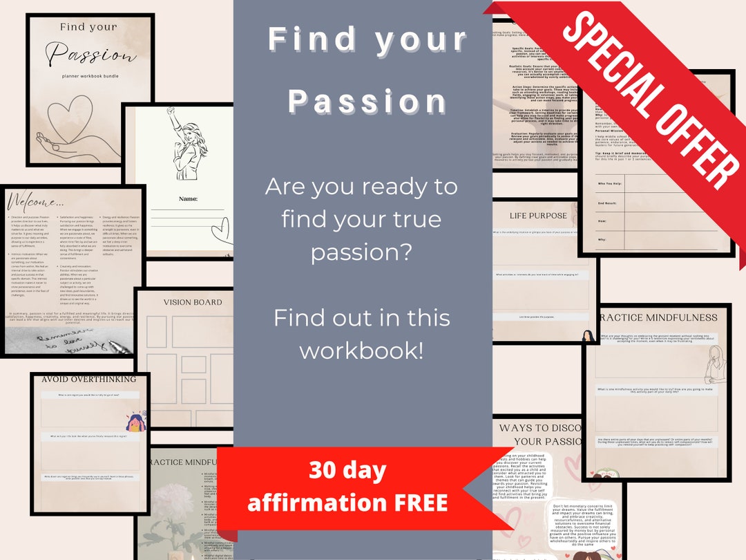 Ignite Your Spark: Rediscover Your Passion Workbook" | Personal ...