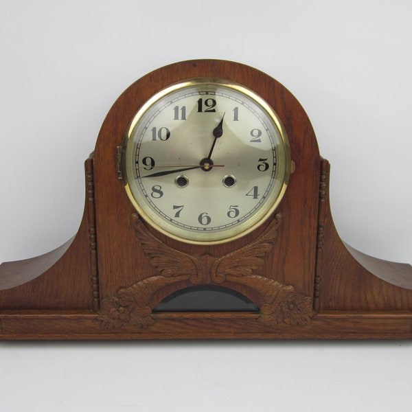 Wood Mantle Clock - Etsy