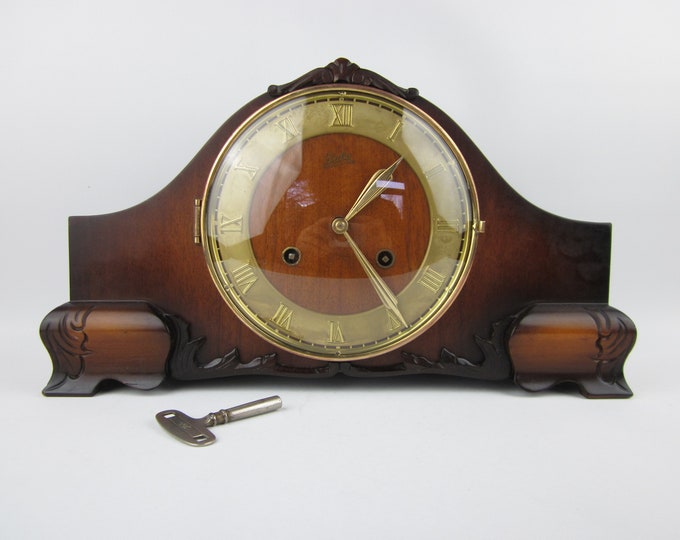 JUBA Germany Clock Mantelklok Pendule Chimney Clock Fireplace Clock ...