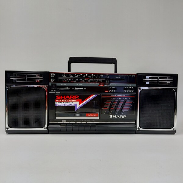 Sharp Boombox - Etsy