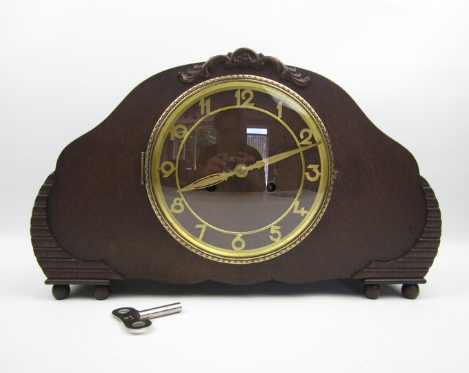 MAUTHE Germany Clock Mantle Clock Pendulum Mantle Clock Fireplace Clock ...