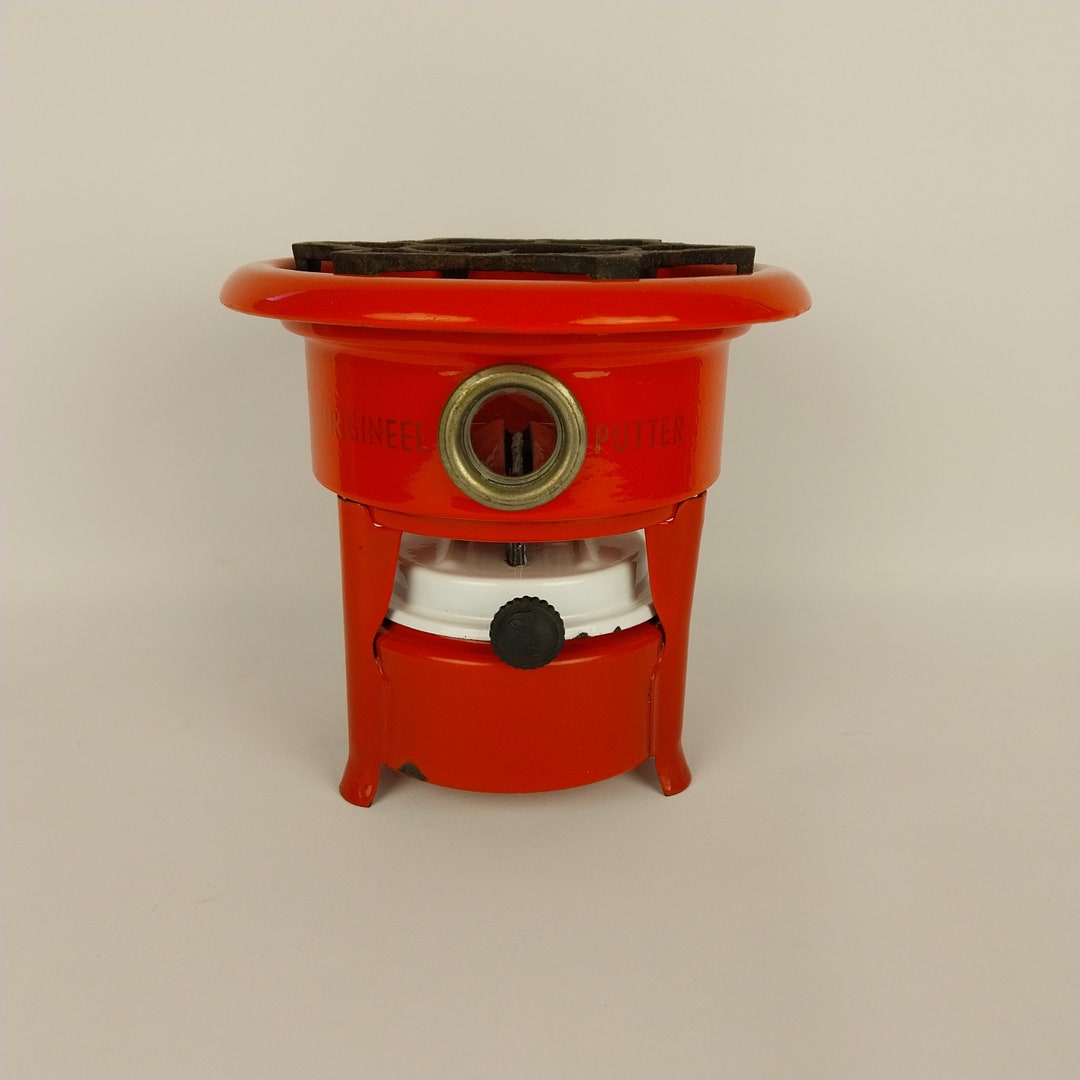 Kerosene Set Enamel PUTTER Stove Kerosene Set Oil Set Red 1 Burner ...