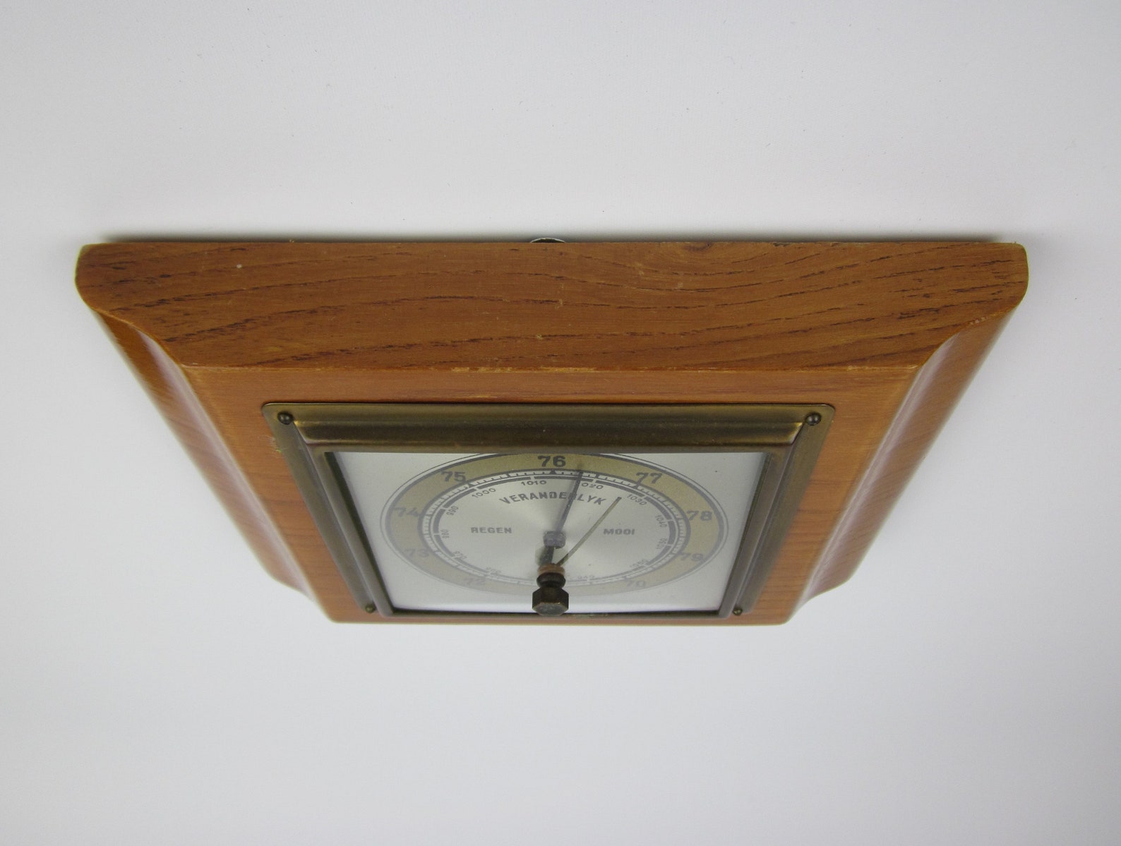 Netherlands Barometer Wood 1950 Vintage Antique Mid Century | Etsy