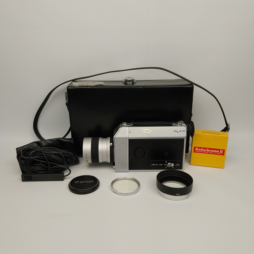 Film Camera Canon 814 Auto Zoom Super 8 Mm Single Photo Film Camera ...
