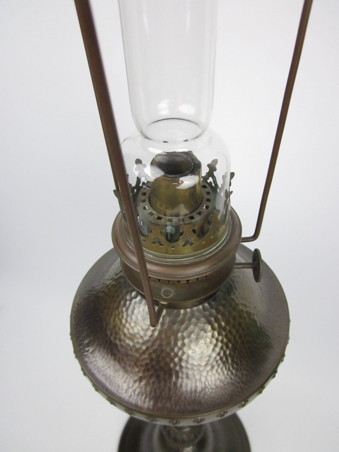 Oil Lamp Art Deco Art Craft Kerosene Lamp Lamp Lantern Hammered Copper ...