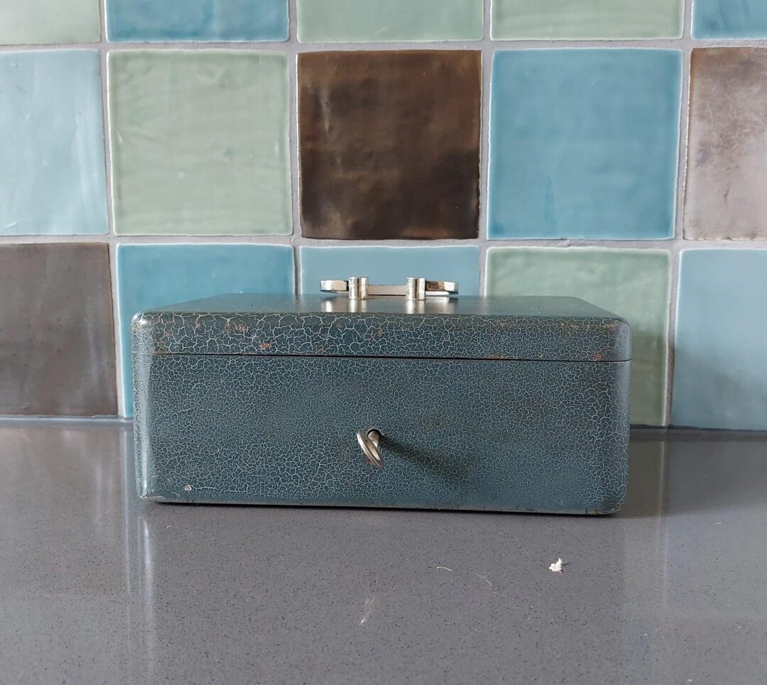 French Safe Money Box Cash Box Cash Register Firebox Metal Steel Iron 2 ...