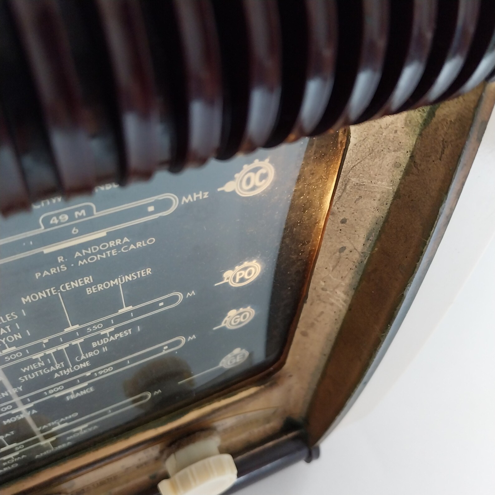 Tube Radio Radio Tubes Rondo 57 Schneider Bakelite Tube Audio France ...