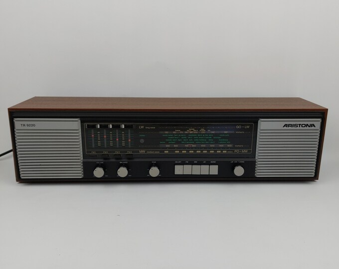 Radio Aristona TR9220 Transistor Radio Audio Netherlands 1980 80's ...