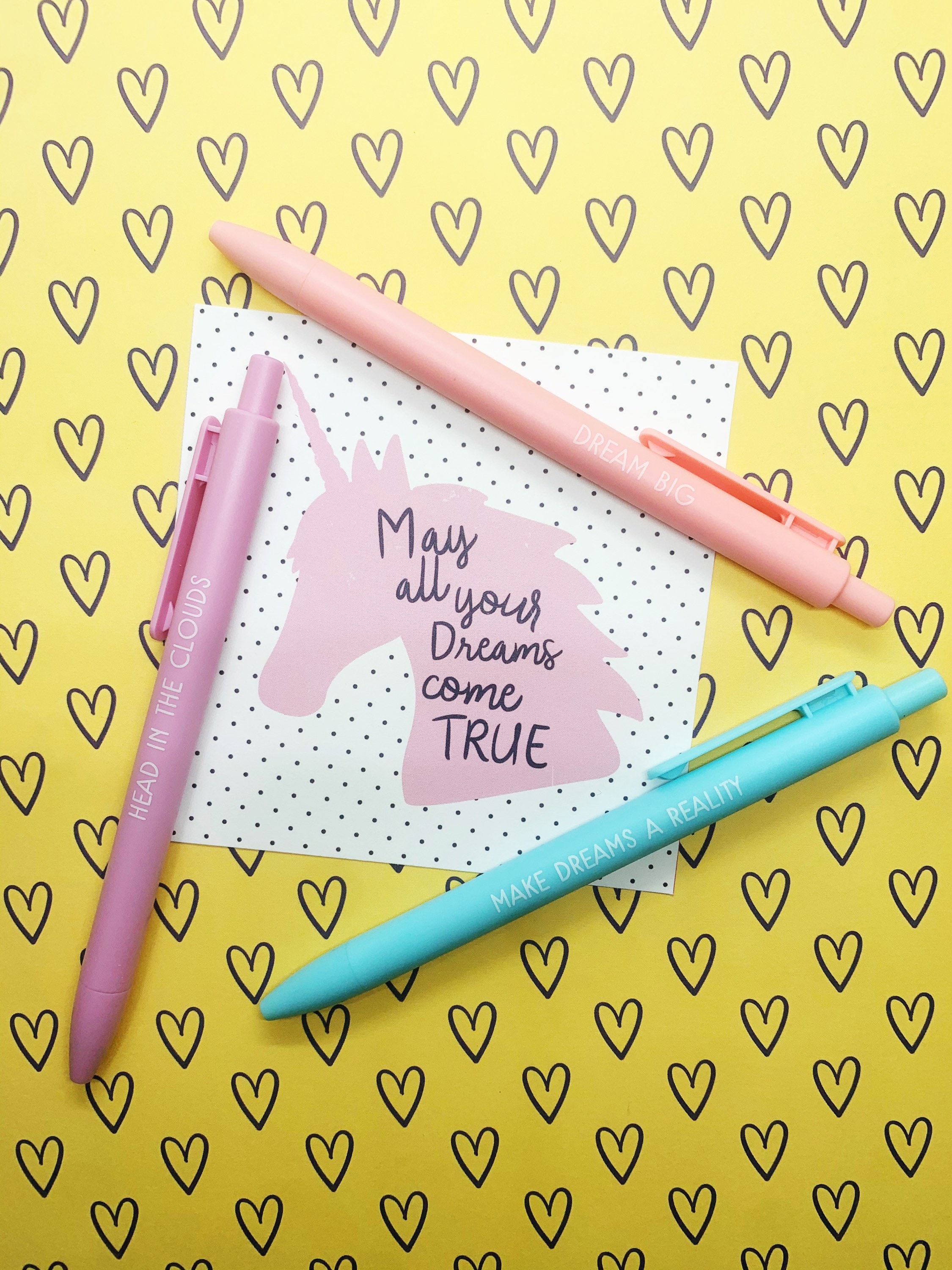 Motivational Pen, Pens With Sayings, Ballpoint, Biro, Pen, Pens, Pastel ...