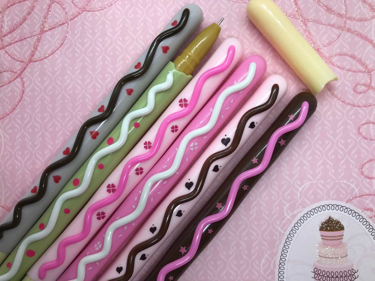 Cream Donut Gel Pen, Doughnut, Cream, Donut, Gel Pens, Pen, Pens ...