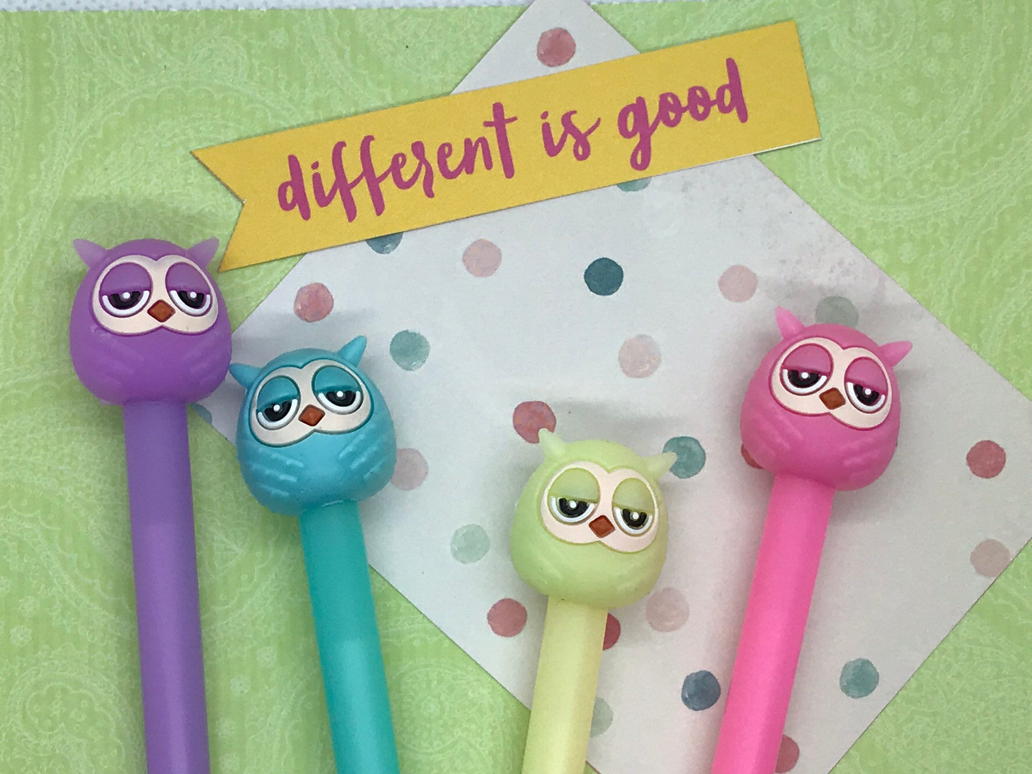 Owl Gel Pen, Owl Pens, Owl, Gel Pens, Pen, Pens, Stationery, Novelty ...