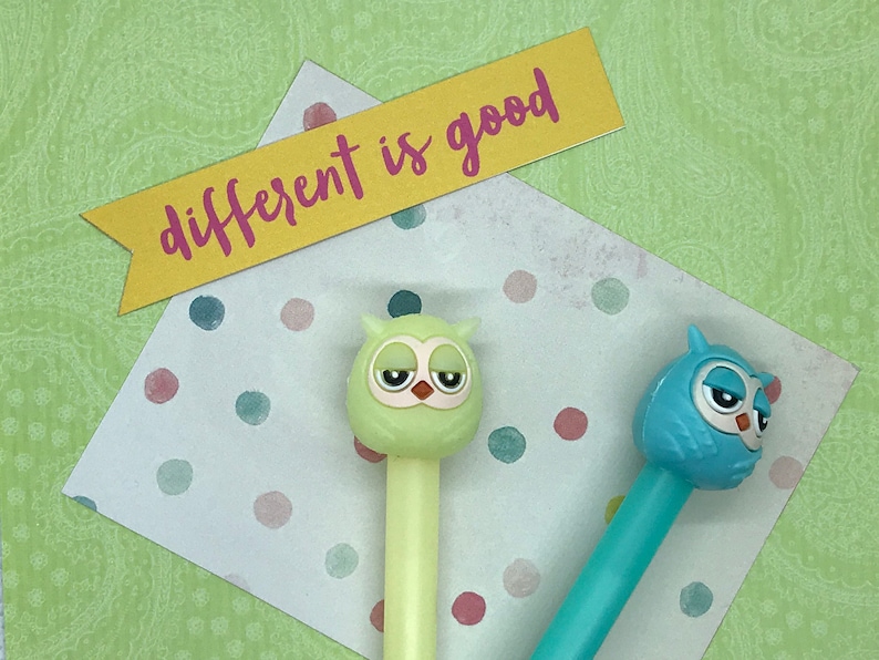 Owl Gel Pen, Owl Pens, Owl, Gel Pens, Pen, Pens, Stationery, Novelty ...