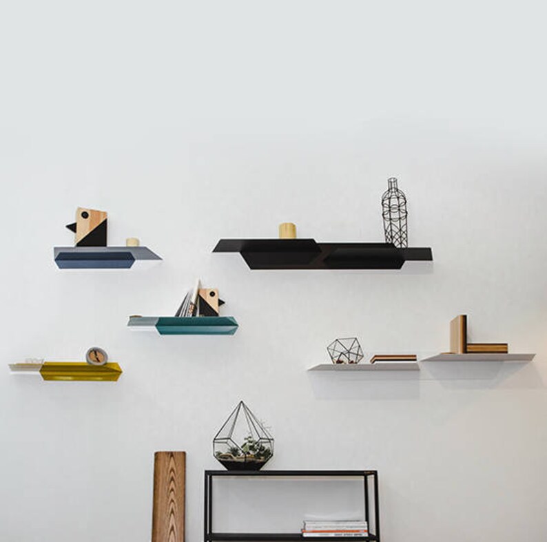 Designer Metal Shelf - Etsy
