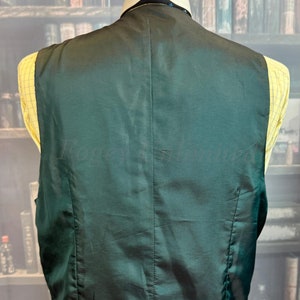 Vintage Green Check Waistcoat/vest Chest 42"/107cm (WCSB) - Etsy