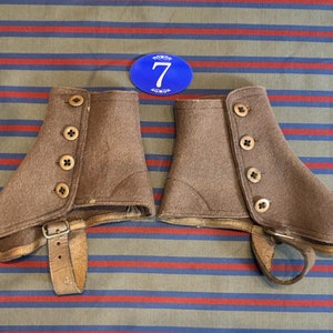 Vintage Gentleman's Felt Spatterdashes spats Size Small . ref:rh7 - Etsy