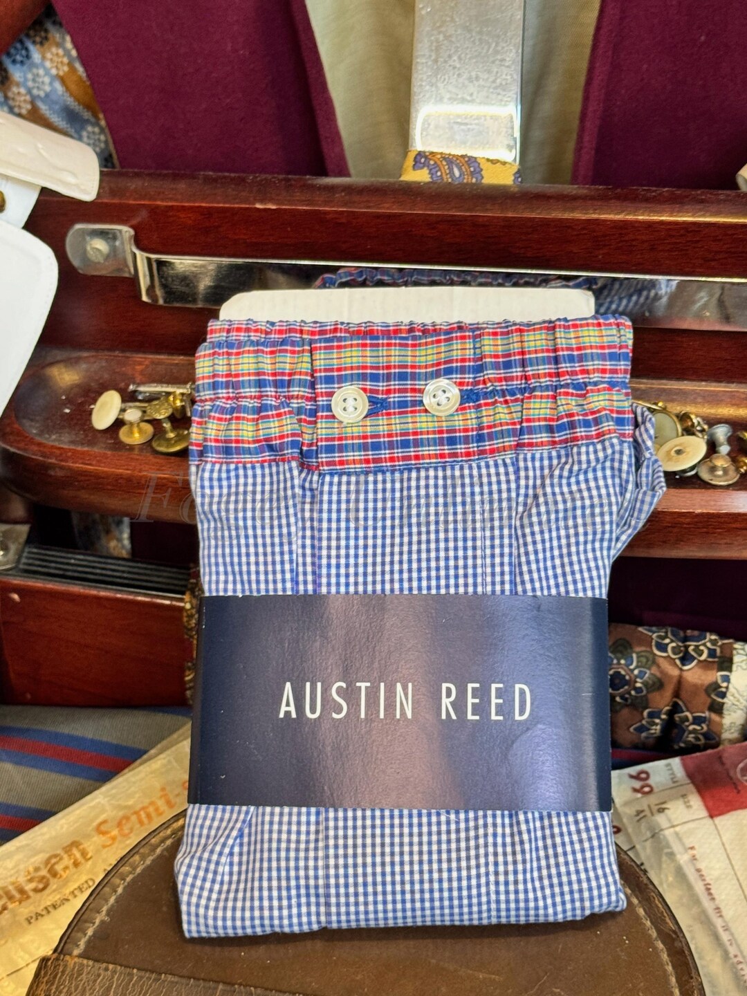 Traditional Cut Austin Reed Boxer Shorts NEW Old Store Stock Medium ...