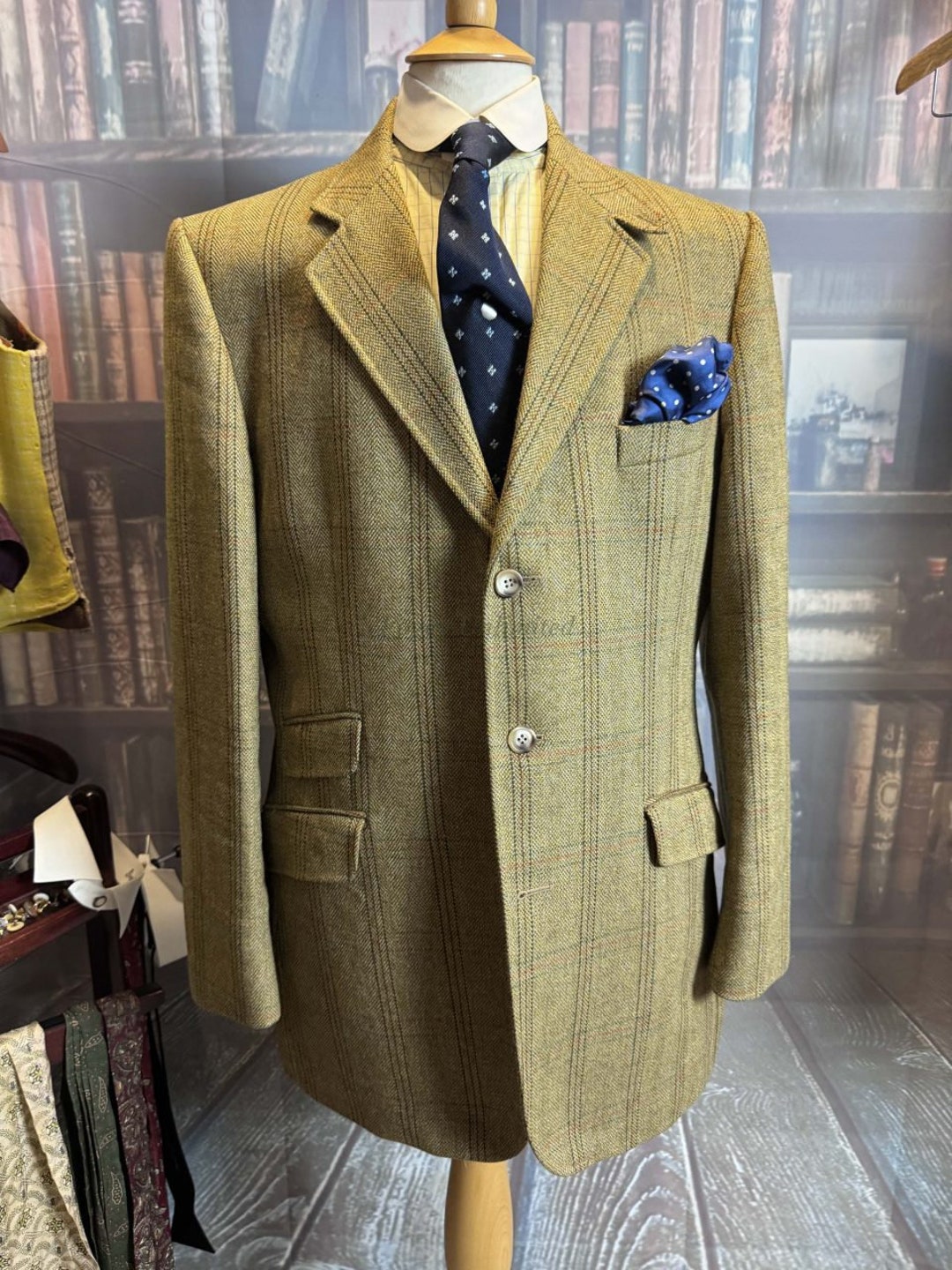 Wonderful Alexandre Savile Row Tweed Jacket 42/107cm Chest. ref:alt42 ...