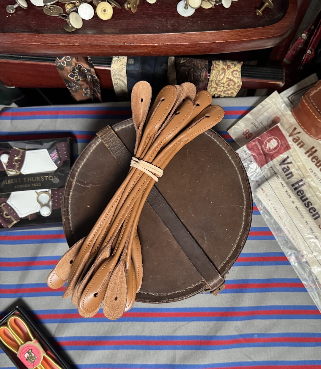 Replacement Leather Runners Button Ends for Braces/suspenders - Etsy