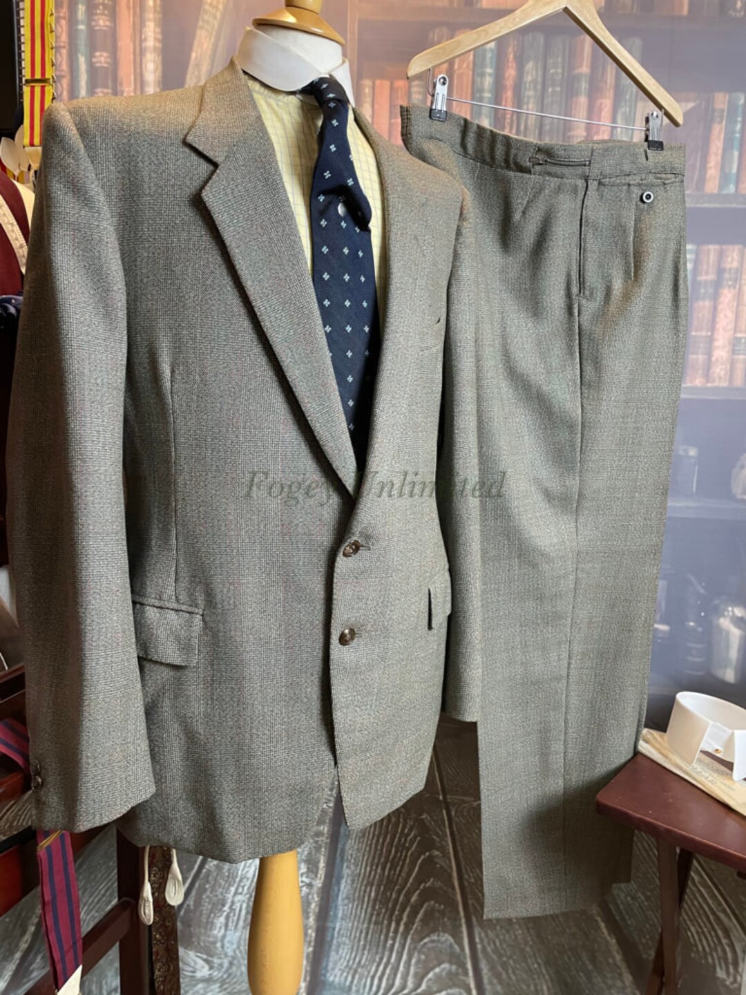 Vintage Bespoke 2 Piece Tweed Suit Dated 1954 Mcintosh 40-42C/34-36W - Etsy