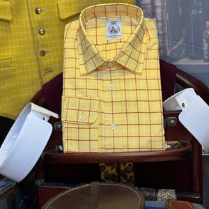 Cordings of Piccadilly Tattersall Check Shirt. Neck 17"/43cm. NWT - Etsy