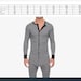Vintage Style Full Length Union Suit. Striped Styling White or Grey - Etsy