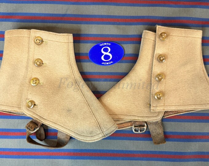 Vintage Gentleman's Felt Spatterdashes spats Size 7 . ref:rh8 - Etsy