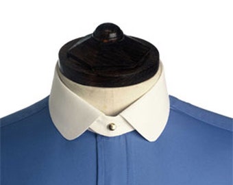 Stiff Collar Shirt | Etsy