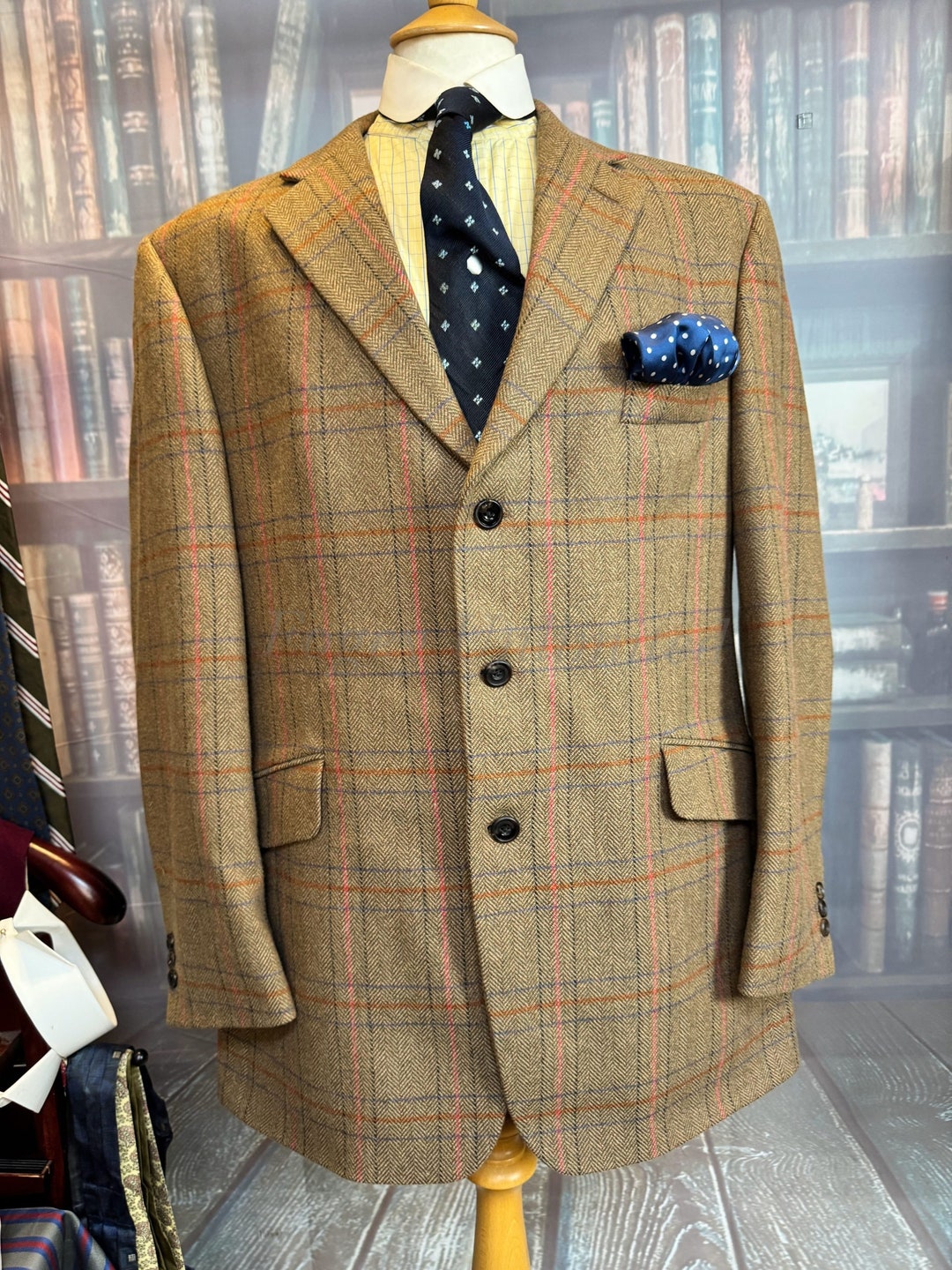 Heavyweight Tweed Hacking Jacket by Bladen for 44R /112cm Chest BL44B ...