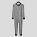 Vintage Style Full Length Union Suit. Striped Styling White or Grey - Etsy