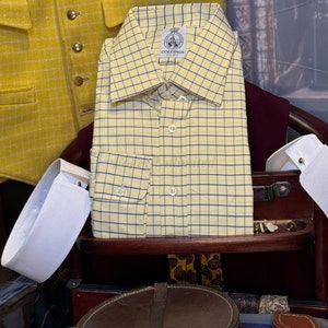 Cordings of Piccadilly Tattersall Check Shirt. Neck 17"/43cm. NWT - Etsy