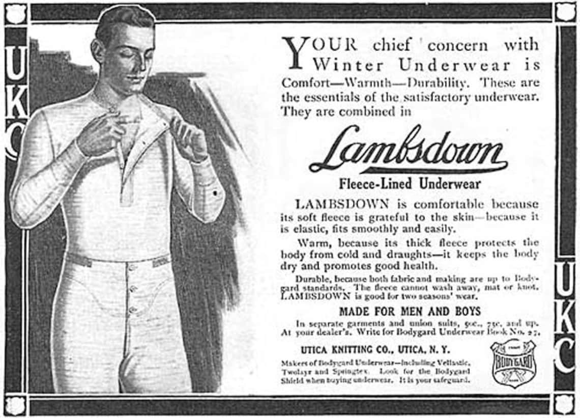 Traditional Long Johns With Yoke/button Front and Brace Tapes - Etsy UK