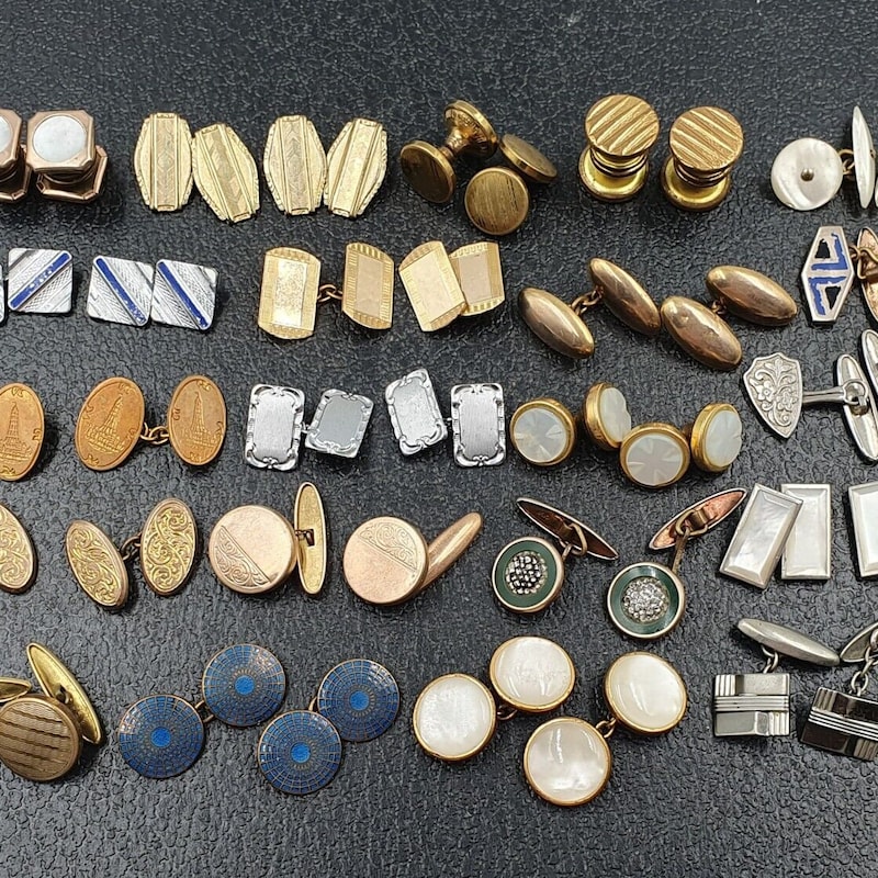 Vintage Cufflinks - Etsy