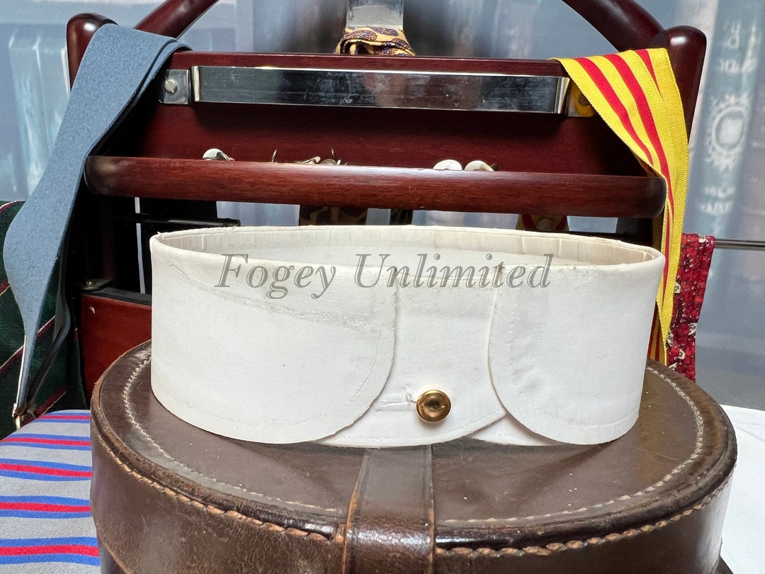 Vintage Starched Stiff Detachable Shirt Collar Style 35 by Summit 17 1/ ...