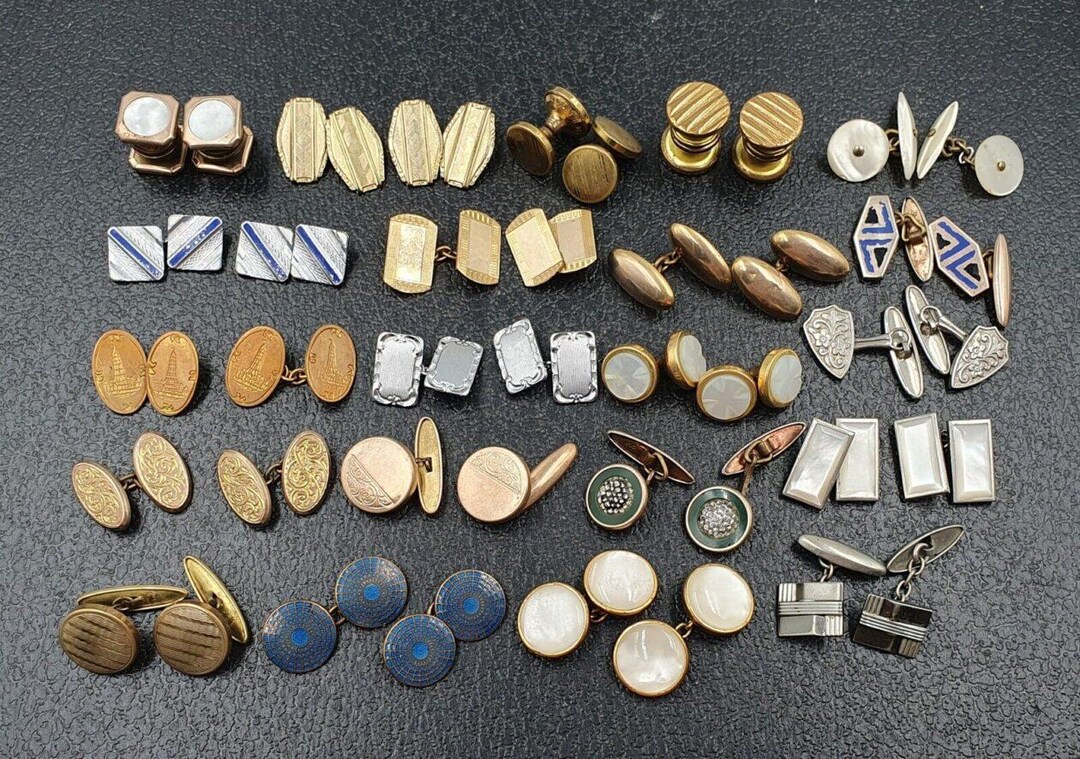 Vintage Cufflinks to Complete Your Traditional Look.. Various Styles ...