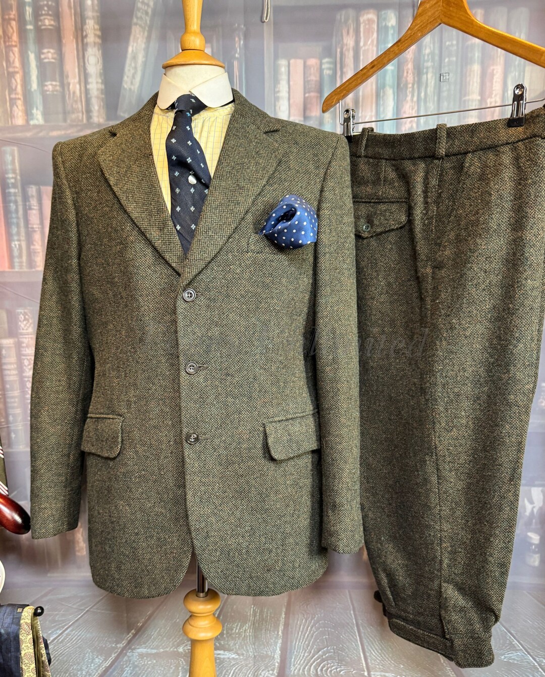 Vintage Cambrian Heavyweight Welsh Tweed Shooting Suit/breeks/plus ...