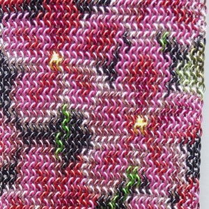 Violets, Tapestry, Chain Mail, Chainmail, Chainmaille, Wall Art ...