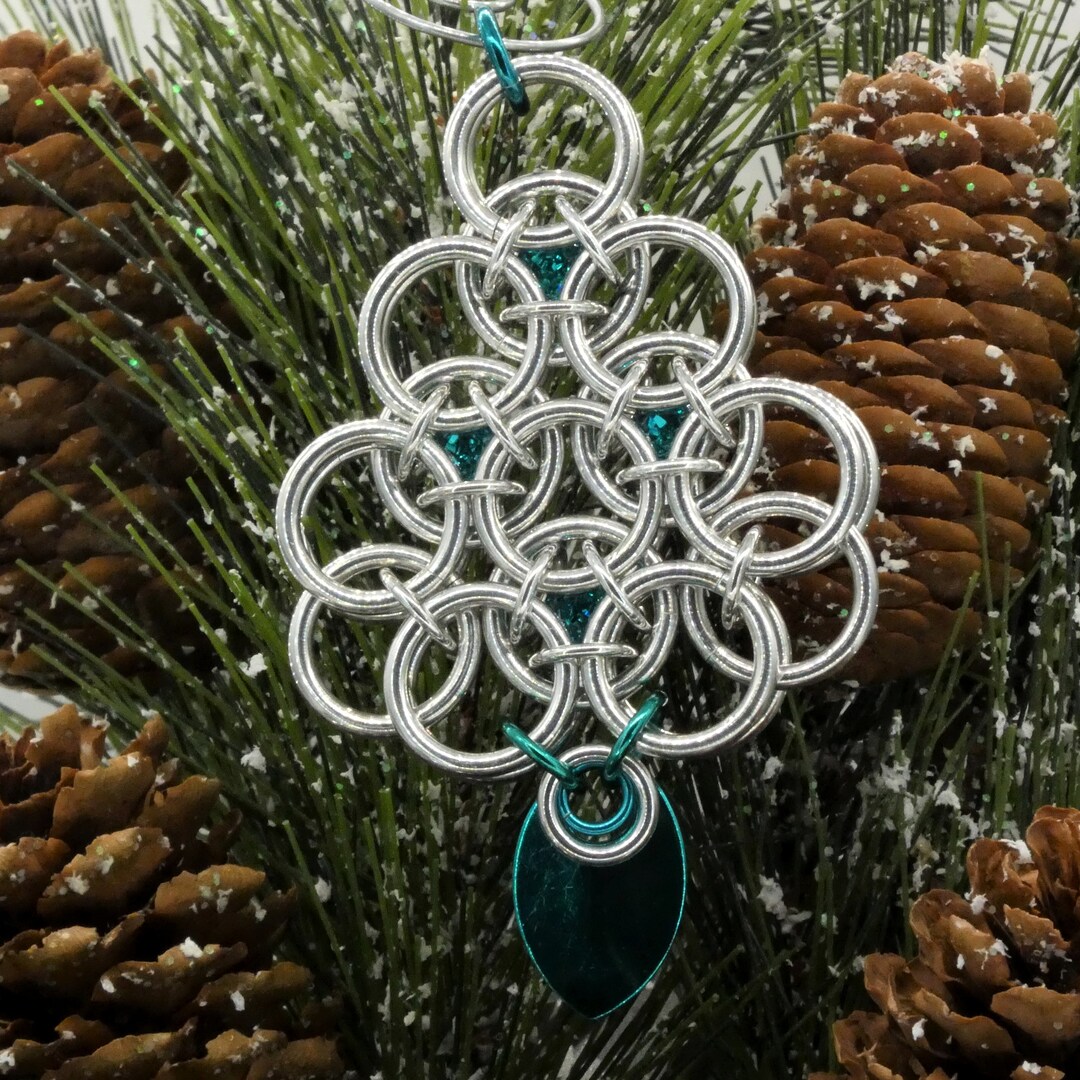 Japanese Dragonscale, Chainmail, Ornament, Chain Mail, Chainmaille ...