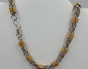 Byzantine Chain Mail Necklace - Etsy